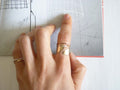 Diagonal Ring – Acacia